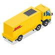 DHL Transport Interactive Map